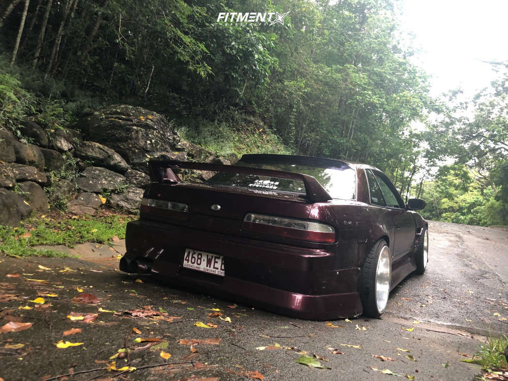 1993 Nissan 240SX SE with 18x9.5 SSR Gartmaier and Maxxis 235x25 on ...