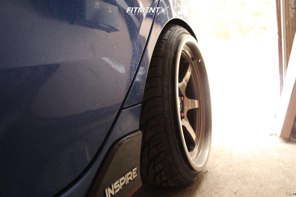 2017 Honda Civic Sport with 18x9.5 Cosmis Racing XT-006R and Federal ...