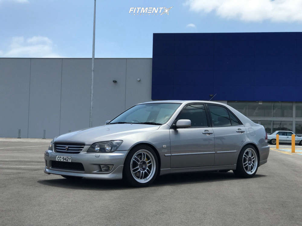 2003 Lexus IS300 Base with 17x8 Enkei RPF1 and Bridgestone 215x45 on ...