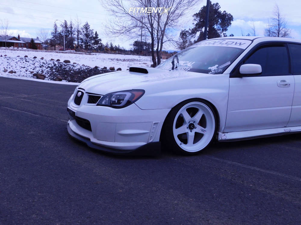 2006 Subaru WRX Base with 18x9 Cosmis Racing Xt-005r and Lionhart ...