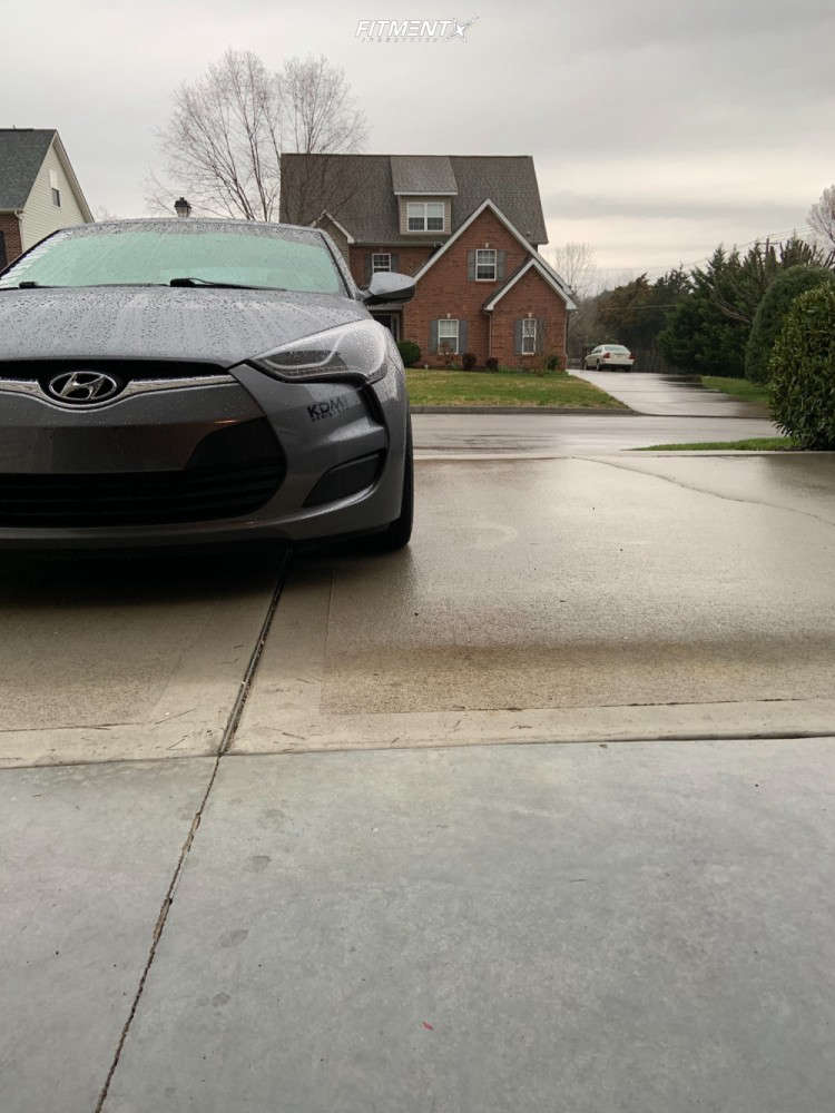 2016 Hyundai Veloster Base with 18x8.5 MST MT33 and Nitto 225x40 on ...