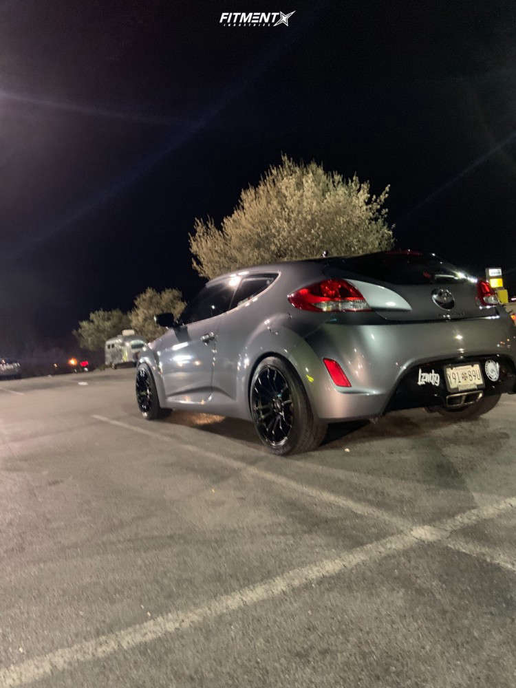 2016 Hyundai Veloster Base with 18x8.5 MST MT33 and Nitto 225x40 on ...