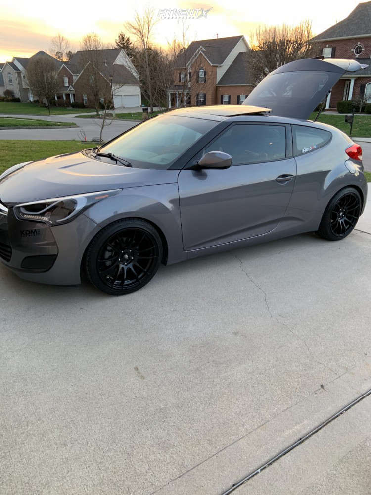 2016 Hyundai Veloster Base with 18x8.5 MST MT33 and Nitto 225x40 on ...