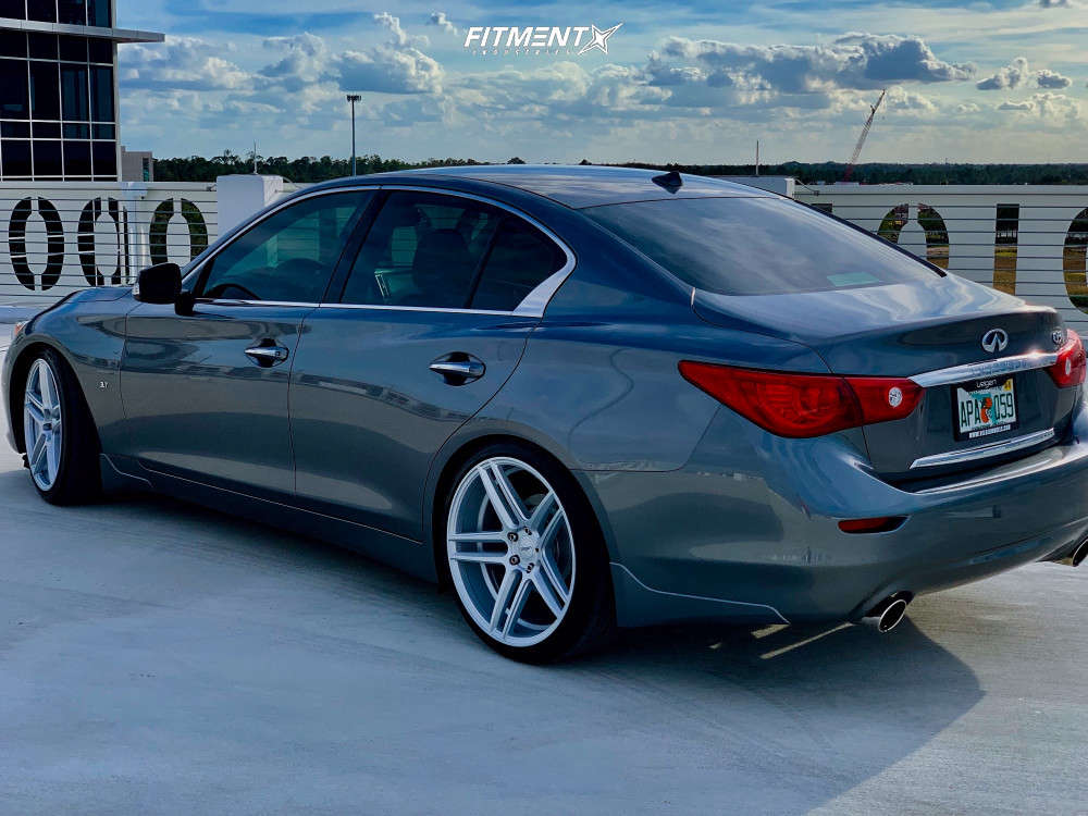 2015 INFINITI Q50 Premium with 20x9 Velgen Split5 and Nitto 245x35 on ...