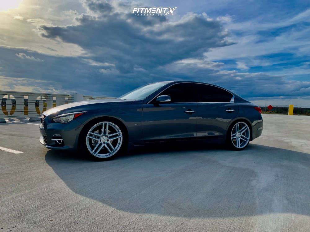 2015 INFINITI Q50 Premium with 20x9 Velgen Split5 and Nitto 245x35 on ...