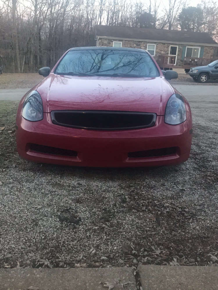 2003 INFINITI G35 Base with 18x9.5 Varrstoen Es2 and Yokohama 245x40 on ...
