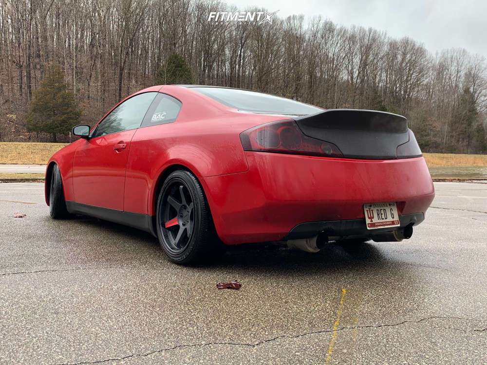 2003 INFINITI G35 Base with 18x9.5 Varrstoen Es2 and Yokohama 245x40 on ...