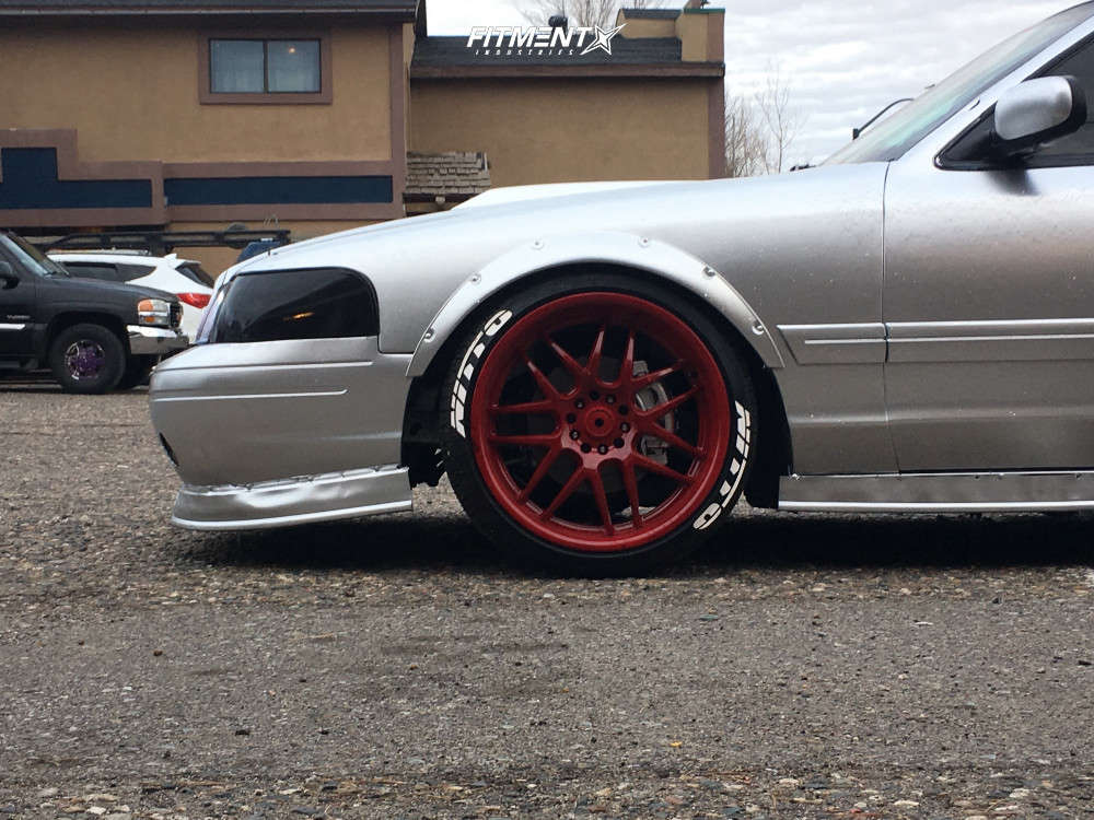 2008 Ford Crown Victoria Police Interceptor with 20x9 XXR 526 and Nitto ...