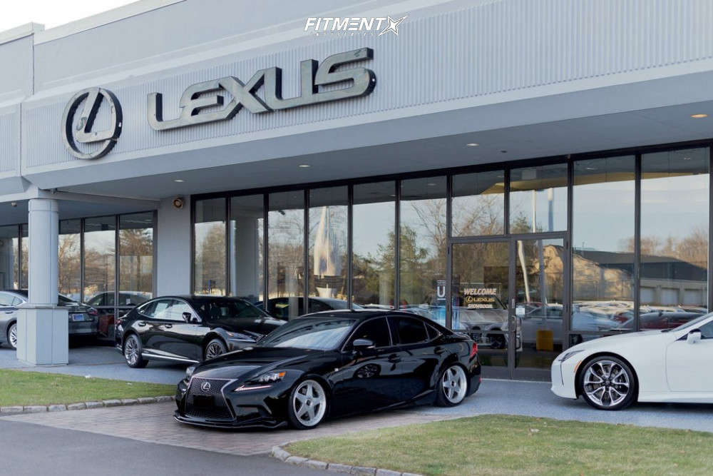 2016 Lexus IS300 F Sport with 19x9 Aimgain GV-S and Continental 235x35 ...