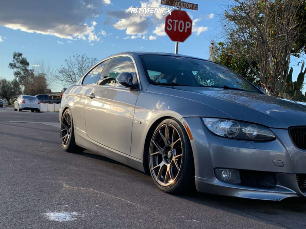 2007 BMW 335i Base with 18x8.5 Konig Ampliform and Continental 225x30 ...