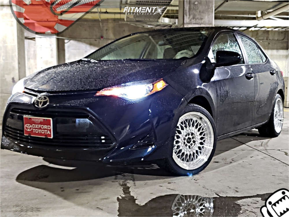 2019 Toyota Corolla LE with 18x8.5 JNC Jnc031 and Federal 225x40 on ...