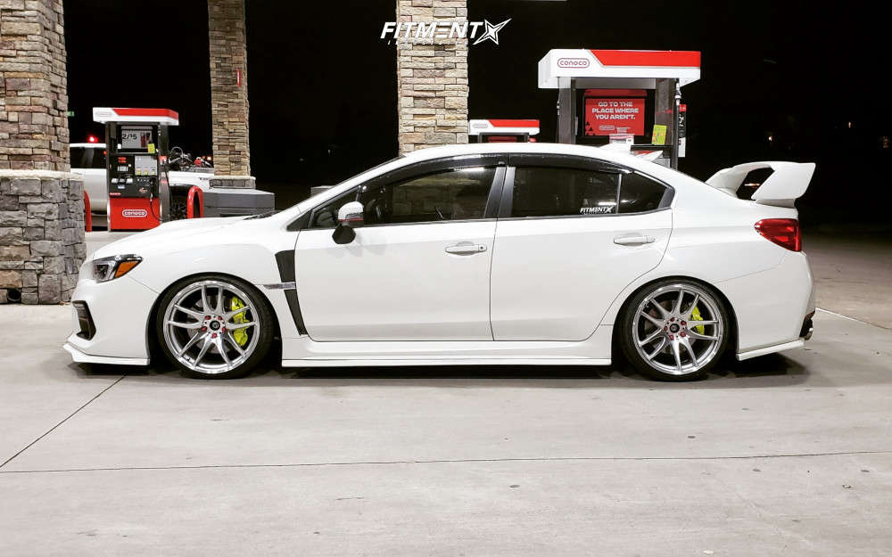 2018 Subaru WRX STI Base with 19x9.5 ESR Sr08 and Nankang 225x35 on ...