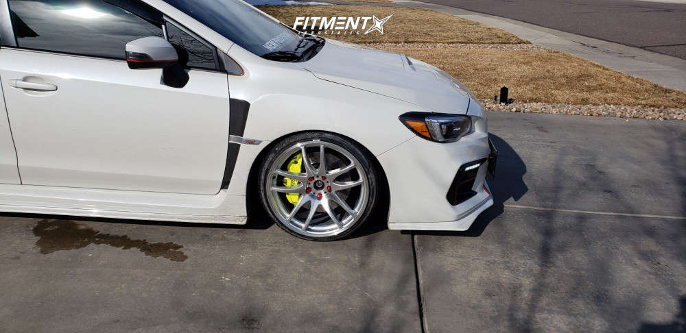 2018 Subaru WRX STI Base with 19x9.5 ESR Sr08 and Nankang 225x35 on ...