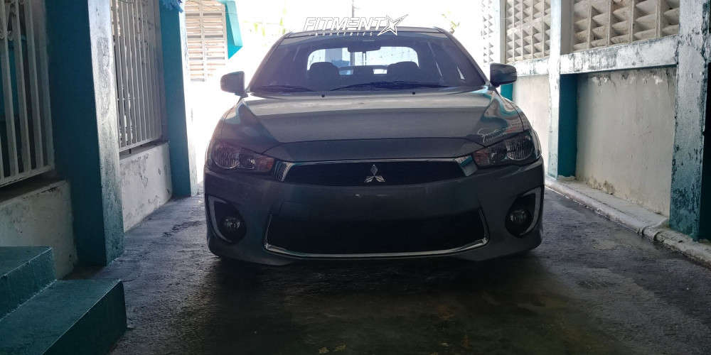 2017 Mitsubishi Lancer ES with 18x9 JNC 005 and Petlas 225x45 on ...