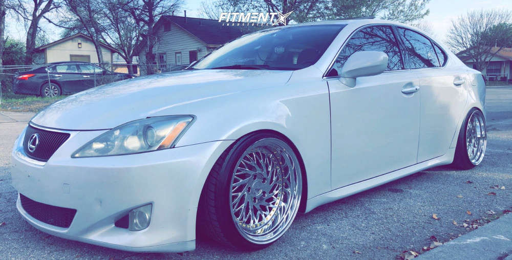 2007 Lexus IS250 Base with 18x10.5 Aodhan Ds03 and Rapid 215x35 on ...