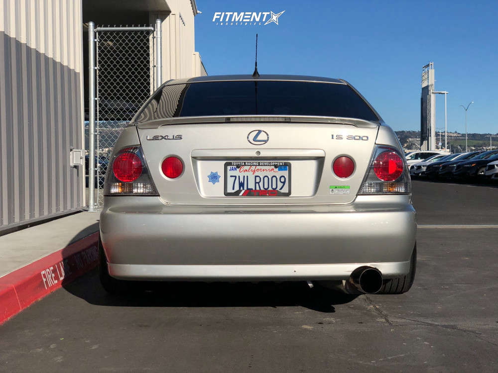 2004 Lexus IS300 Base with 17x9.5 OEM Wheels Cobra and Federal 245x45 ...