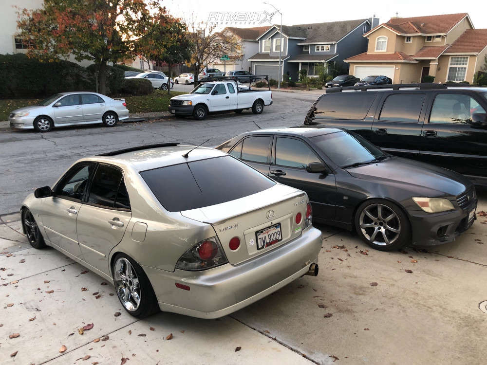 2004 Lexus IS300 Base with 17x9.5 OEM Wheels Cobra and Federal 245x45 ...