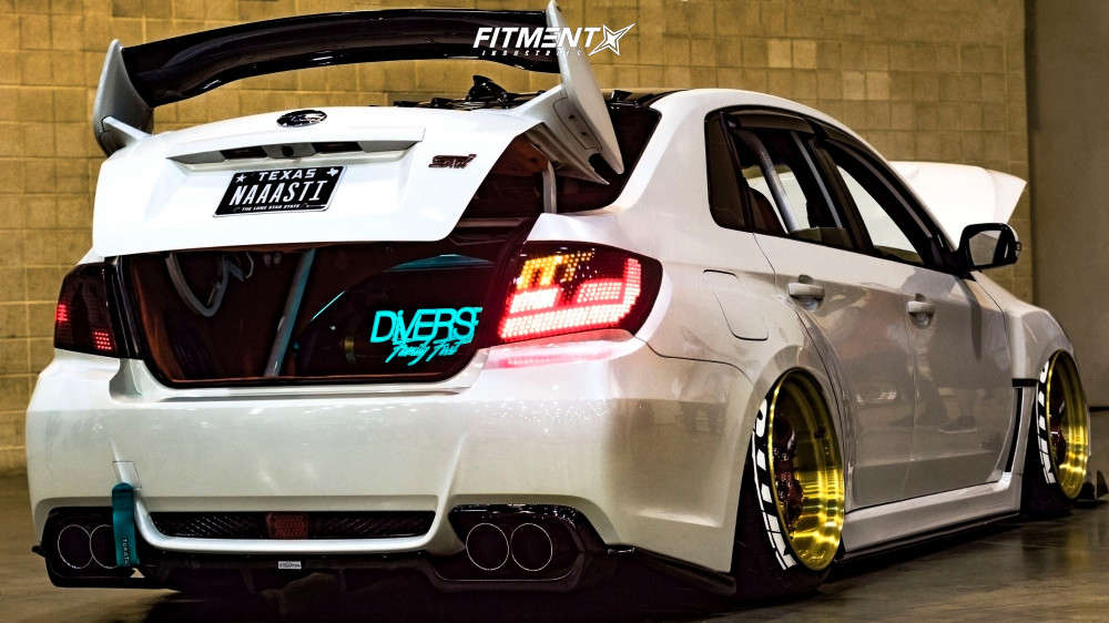 2013 Subaru Impreza WRX STI with 18x10 Work Meister S1 3P and Nitto ...