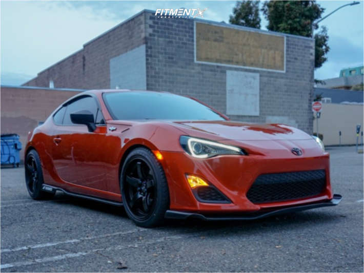 2013 Scion FR-S Base with 18x8.5 XXR 555 and Ohtsu 235x40 on Lowering ...