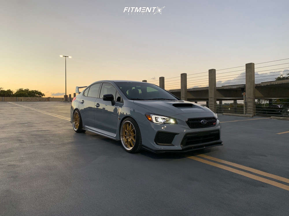 2019 Subaru WRX STI Base with 19x9.5 Option Lab S718 and Yokohama ...