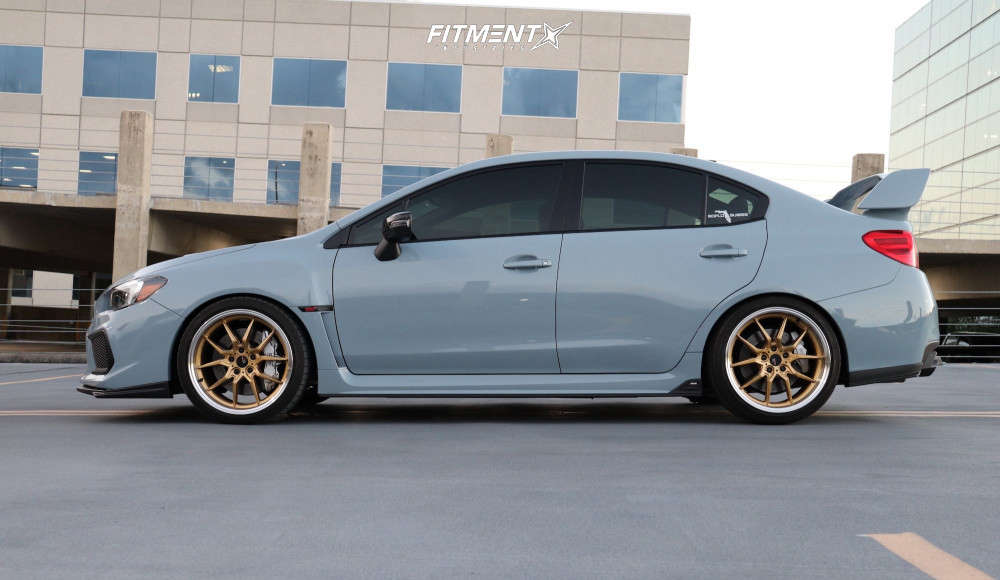 2019 Subaru WRX STI Base with 19x9.5 Option Lab S718 and Yokohama ...
