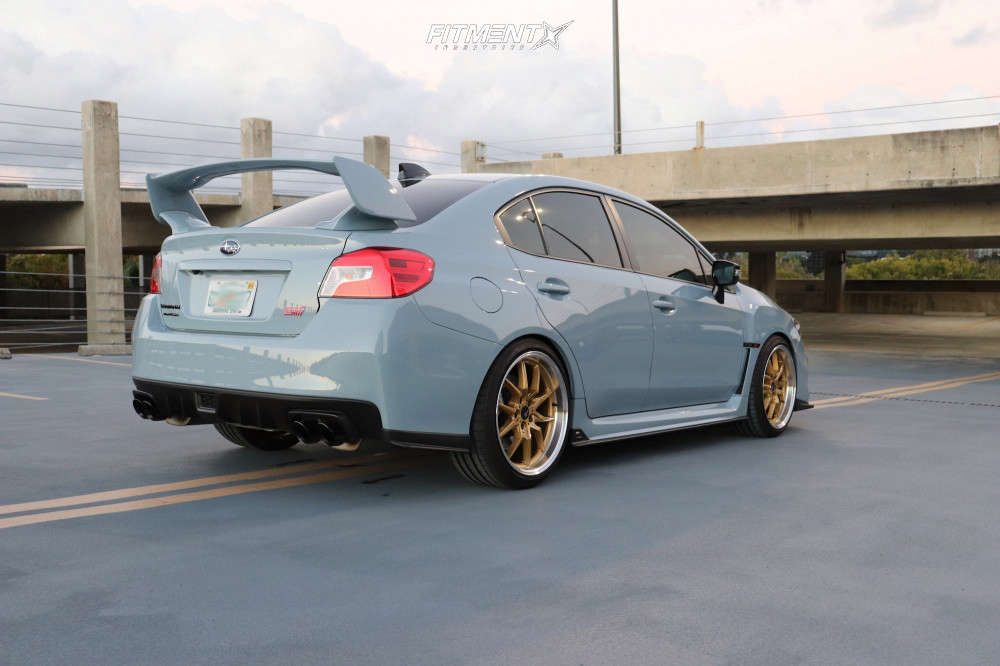 2019 Subaru WRX STI Base with 19x9.5 Option Lab S718 and Yokohama ...