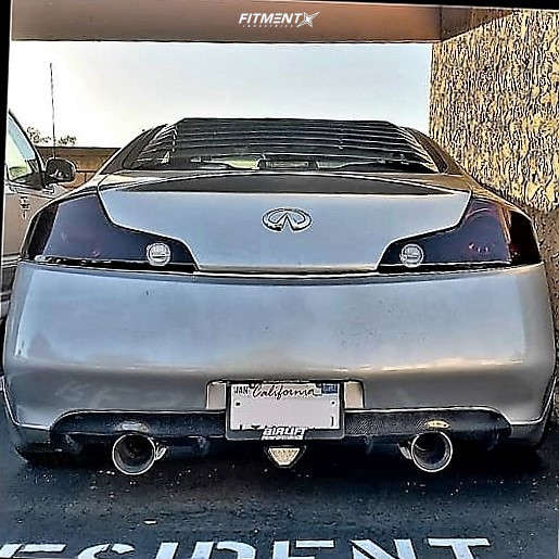 2003 INFINITI G35 Base with 19x9.5 Volk GT-S and Achilles 235x35 on Air ...