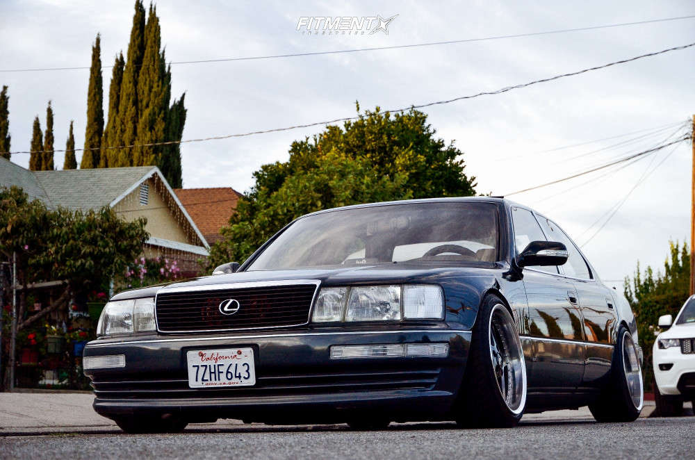 1992 Lexus LS400 Base with 18x9 Work Equip E05 and Nankang 225x40 on ...
