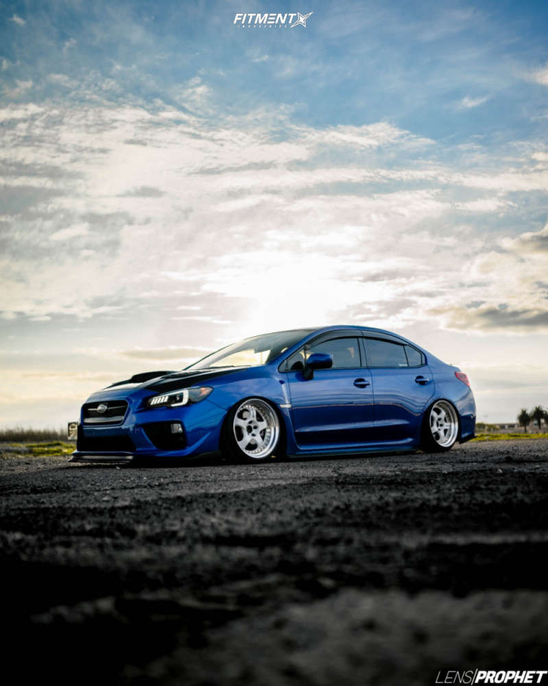2017 Subaru WRX 2.5i with 18x9.5 Work Meister S1 3p and Federal 225x35 ...