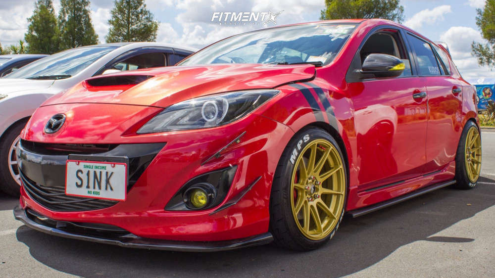 2009 Mazda MazdaSpeed3 Base with 18x8.75 Kudo Tokyo and Bridgestone ...