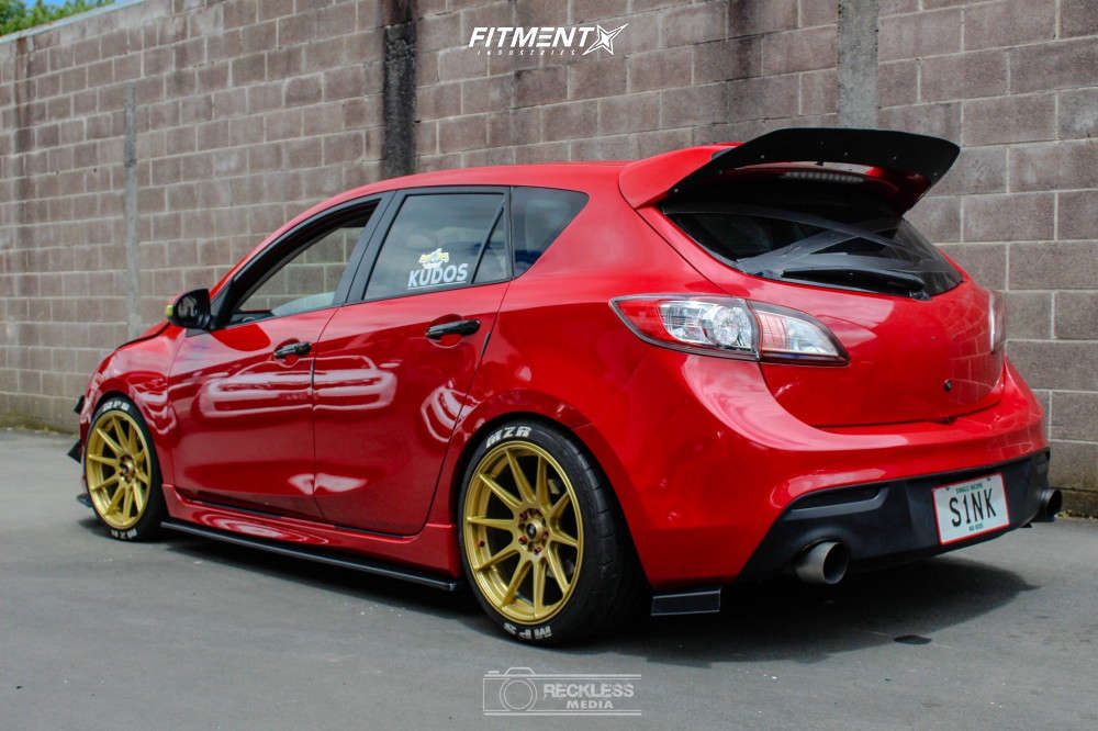 2009 Mazda MazdaSpeed3 Base with 18x8.75 Kudo Tokyo and Bridgestone ...