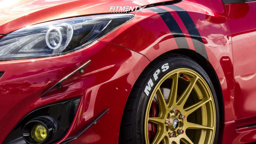 2009 Mazda MazdaSpeed3 Base with 18x8.75 Kudo Tokyo and Bridgestone ...