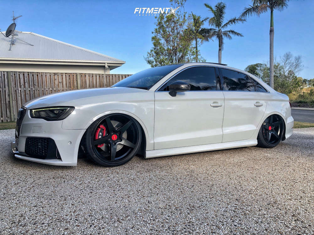2016 Audi S3 Premium Plus with 19x9.5 Rotiform Wgr and Michelin 225x35 ...