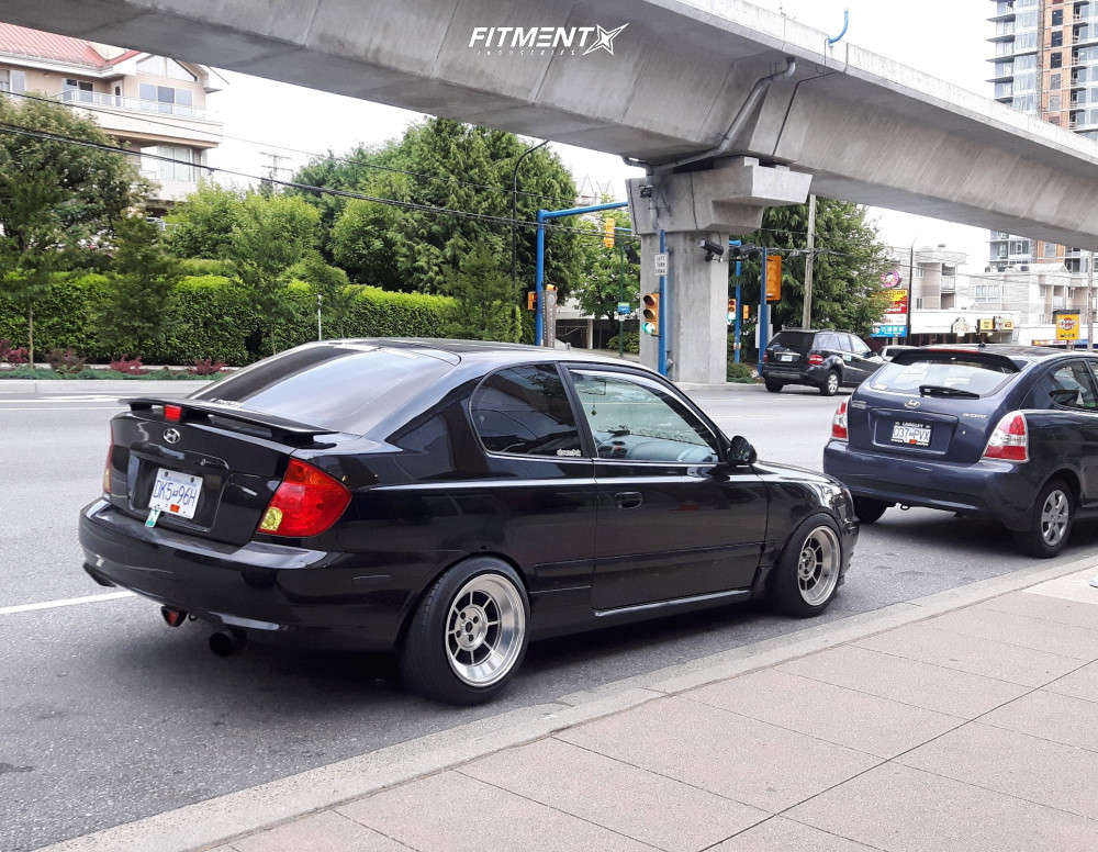 2005 Hyundai Accent GT with 15x8 Rota Shakotan and Goodyear 195x50 on ...