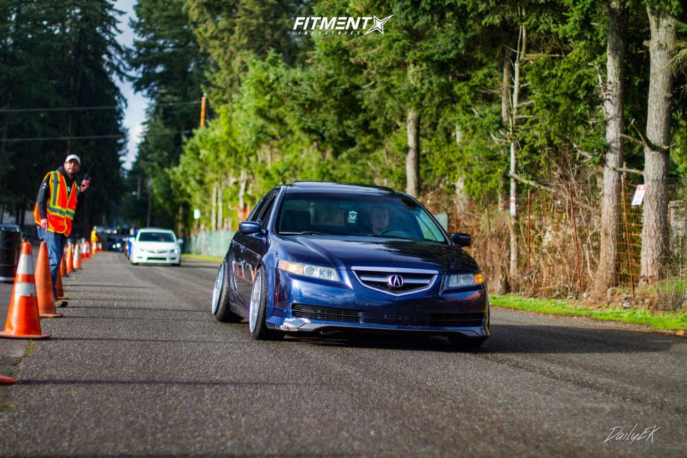 2004 Acura TL Base with 19x9.5 Weds Bazreia and Yokohama 215x35 on Air ...