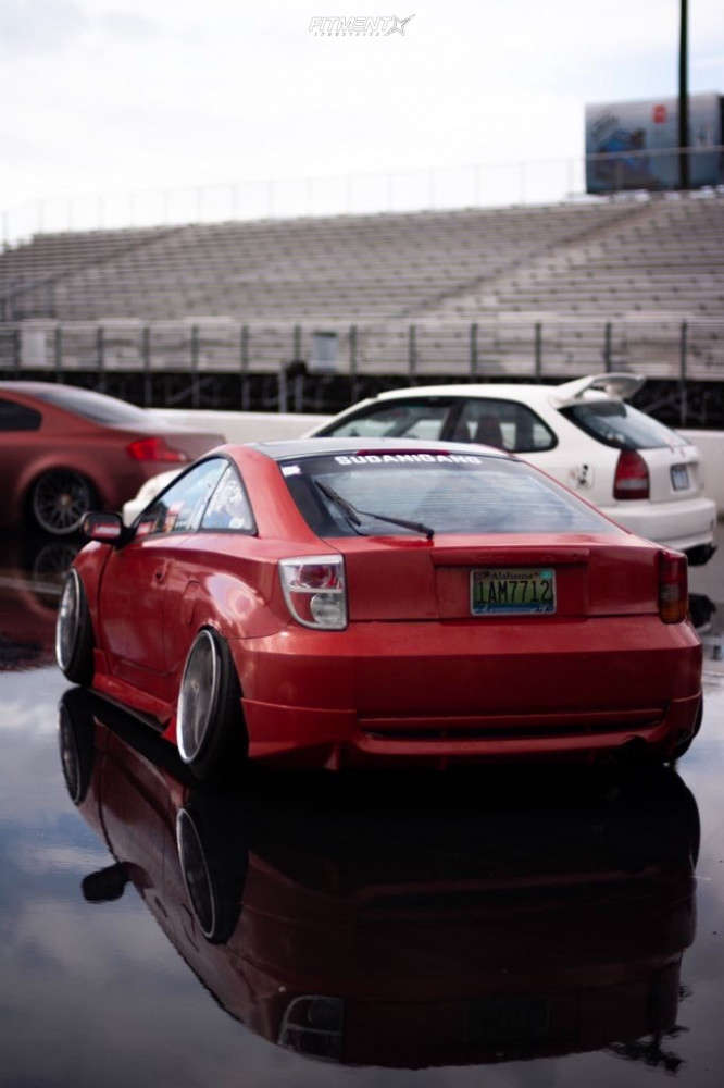 2004 Toyota Celica GTS with 17x10 Work VS KF and Nankang 205x40 on ...