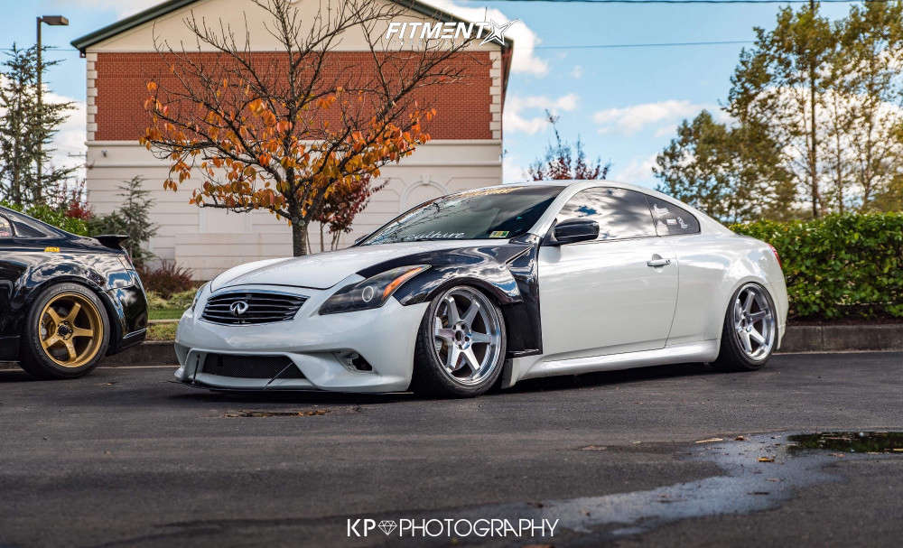 2008 INFINITI G37 Sport with 19x9.5 Varrstoen Es2 and Achilles 245x35 ...