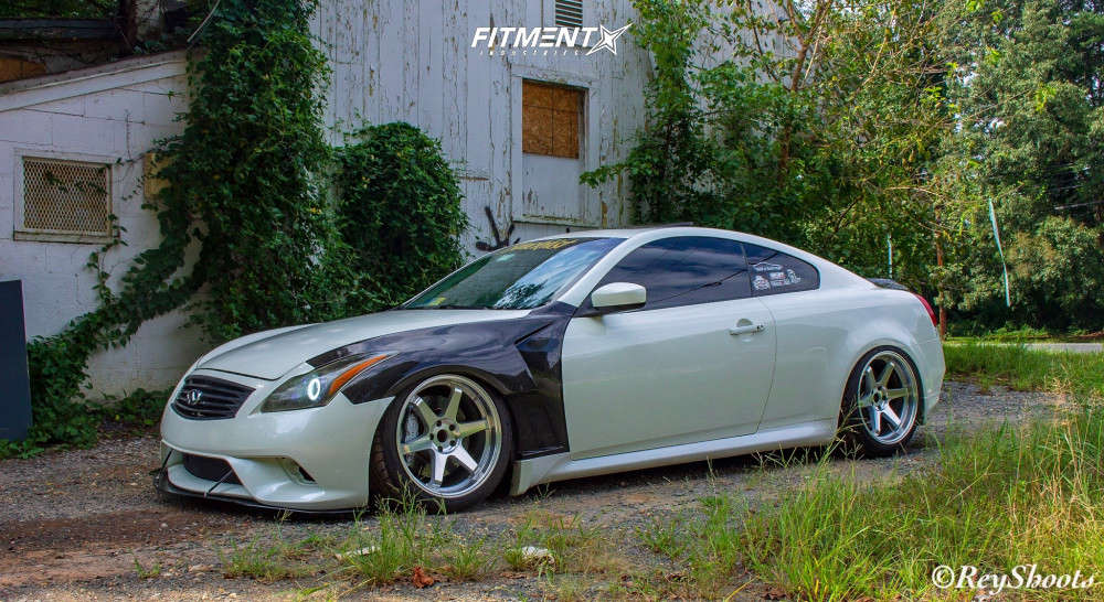 2008 INFINITI G37 Sport with 19x9.5 Varrstoen Es2 and Achilles 245x35 ...