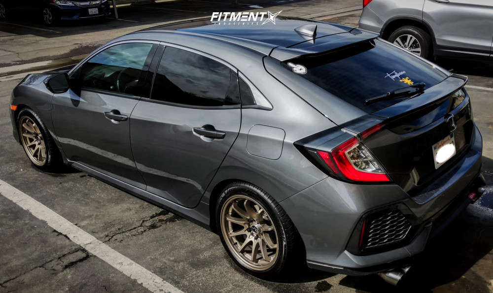 2017 Honda Civic LX with 17x8 JNC Jnc006 and Lexani 245x40 on Lowering ...