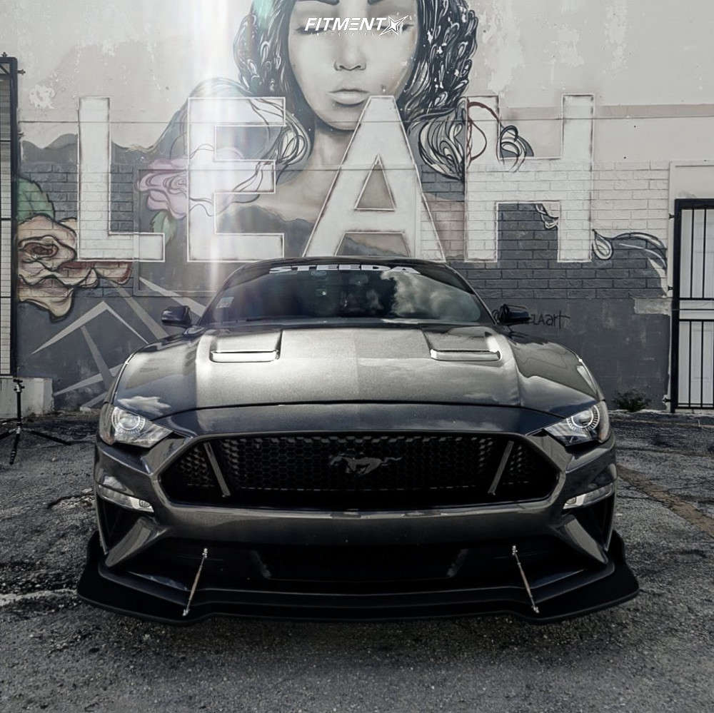 2019 Ford Mustang GT with 20x9 Verde Axis and Nitto 275x35 on Lowering ...