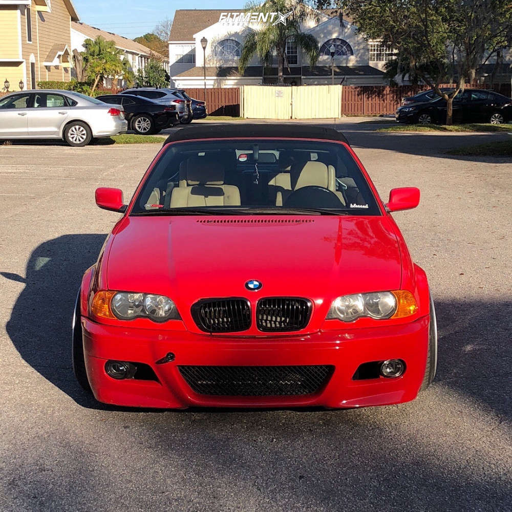 2000 BMW 323Ci Base with 18x9.5 Aodhan Ds07 and Nankang 205x40 on ...