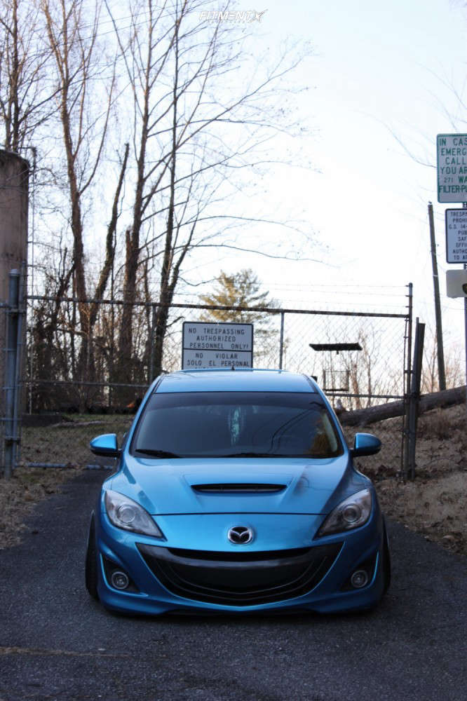 2010 Mazda MazdaSpeed3 Base with 18x10.5 SevenK and General 215x40 on ...