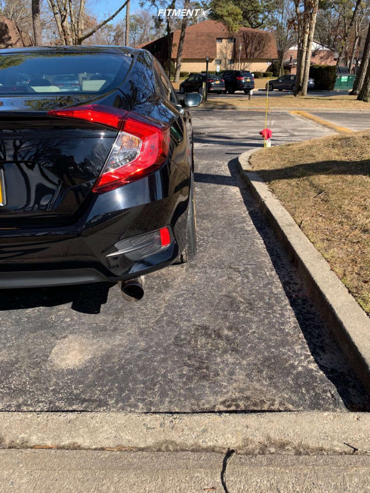 2018 Honda Civic LX with 18x9.5 Option Lab R716 and Nitto 235x40 on ...