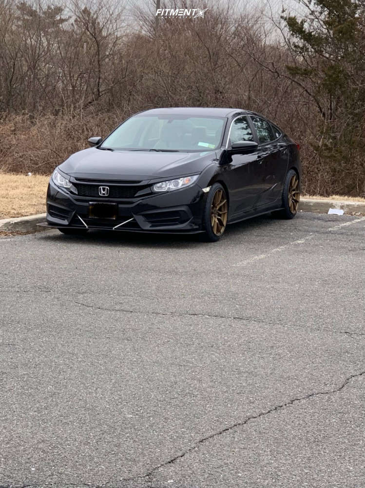 2018 Honda Civic LX with 18x9.5 Option Lab R716 and Nitto 235x40 on ...