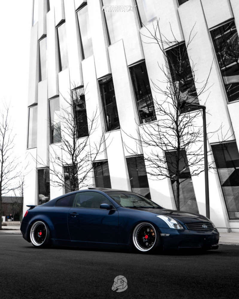 2004 INFINITI G35 Rwd 2dr Coupe w/Leather (3.5L 6cyl 6M) with 19x10 GMR ...