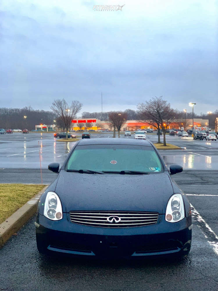 2004 INFINITI G35 Rwd 2dr Coupe w/Leather (3.5L 6cyl 6M) with 19x10 GMR ...