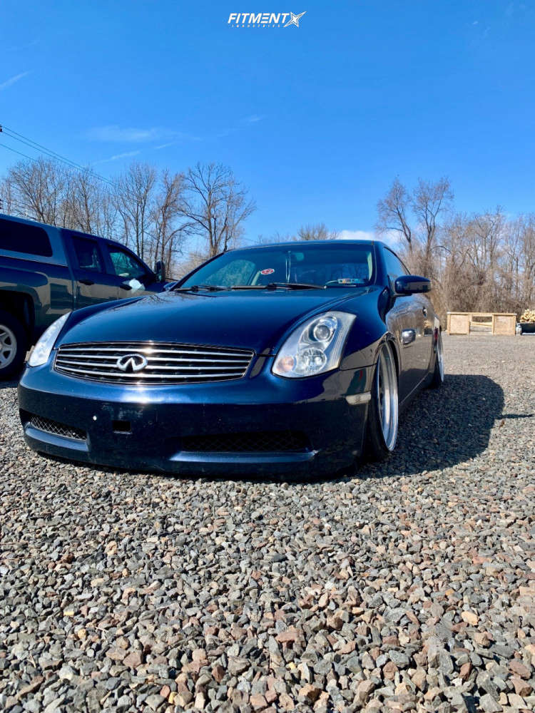 2004 INFINITI G35 Rwd 2dr Coupe w/Leather (3.5L 6cyl 6M) with 19x10 GMR ...