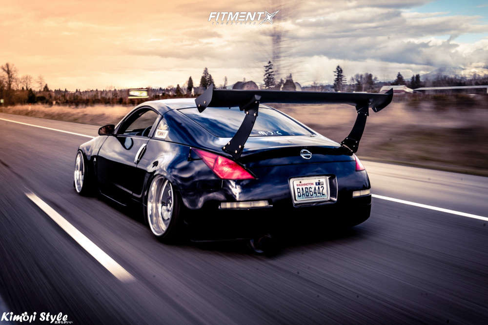 2003 Nissan 350Z Performance with 19x10.5 Weds Bazreia and Federal ...