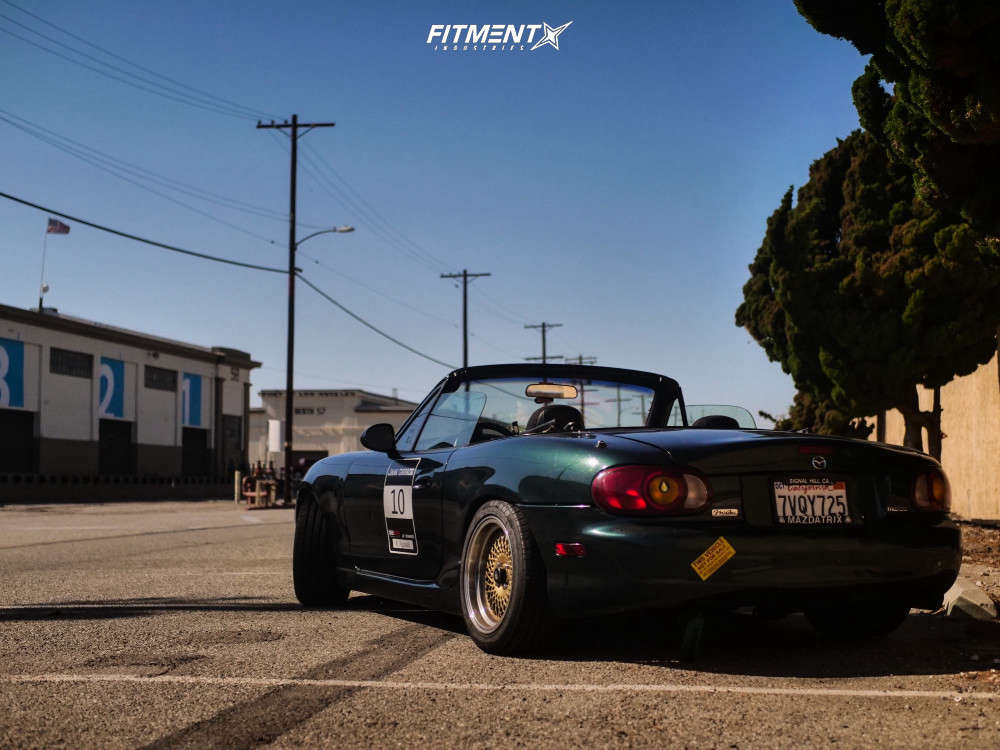 1999 Mazda MX-5 Miata Base with 15x8 MST Mt16 and Federal 205x50 on ...