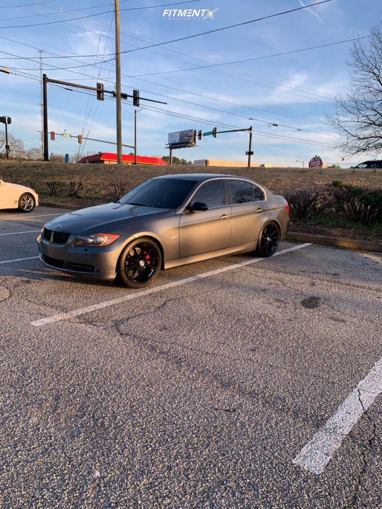 2006 BMW 330i Base with 19x8.5 TSW Sonoma and Radar 235x35 on Lowering ...